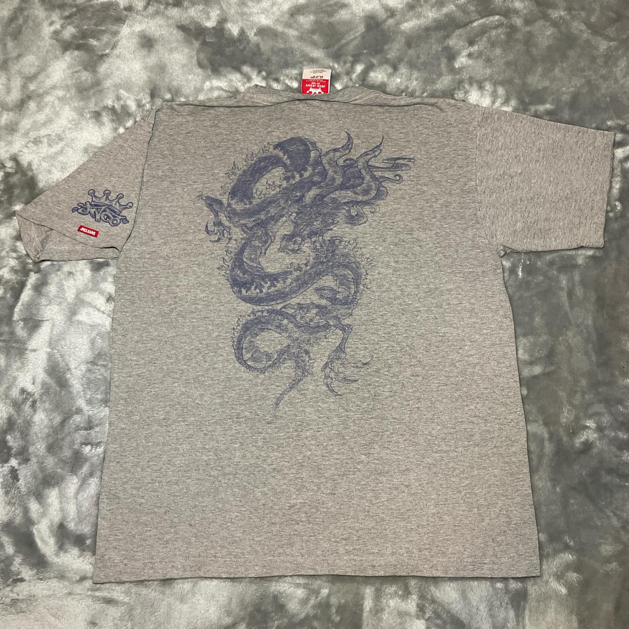 Y2K Vintage Jnco Shirt (XL) ~~ Details~ Crazy Dragon... - Depop