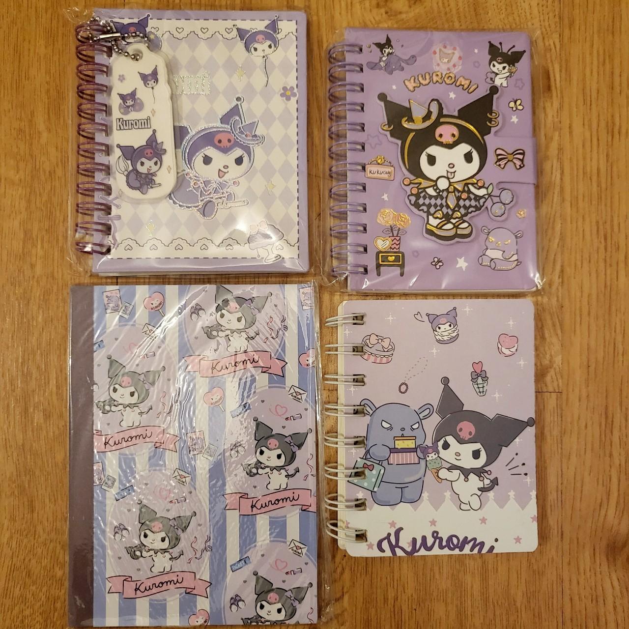 Kuromi mini notebook set (4pcs) different design 3... - Depop