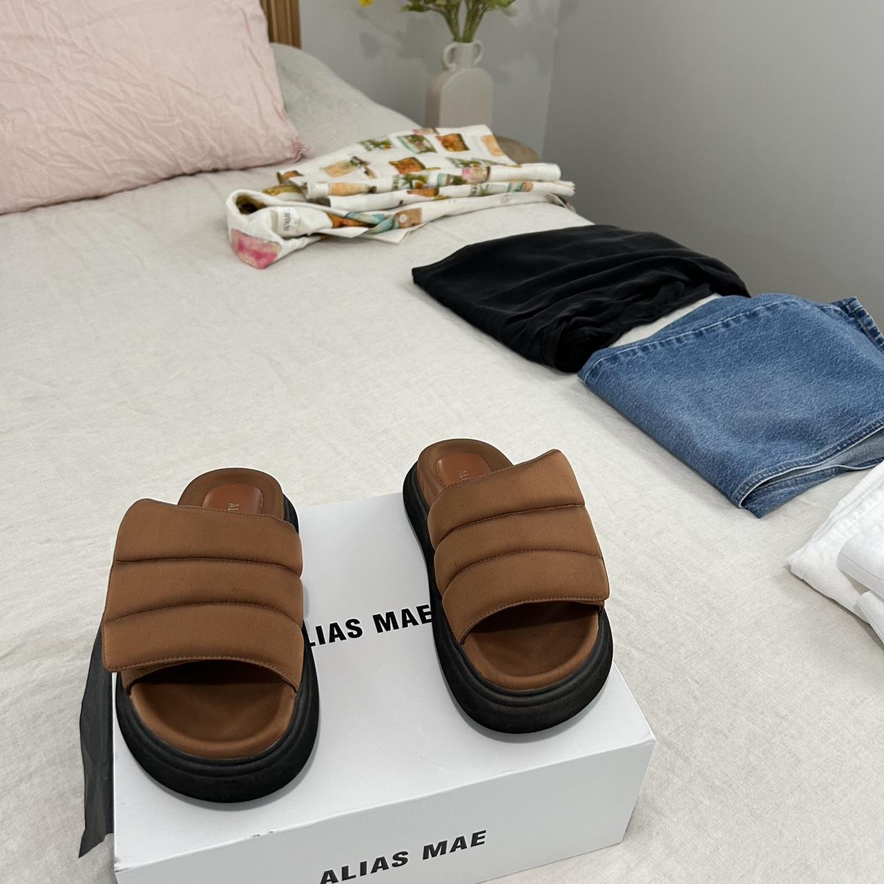 Alias Mae brown slides size 6 / 36 - Depop
