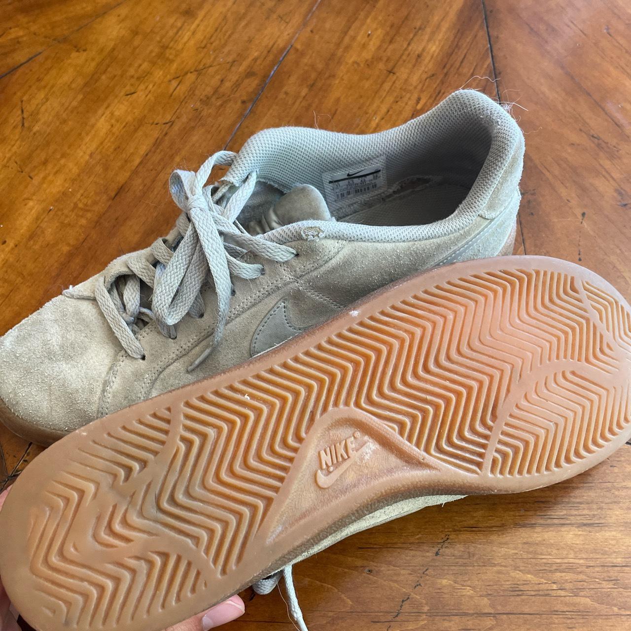 Vintage Nike shoes gray beaters skate shoes - Depop