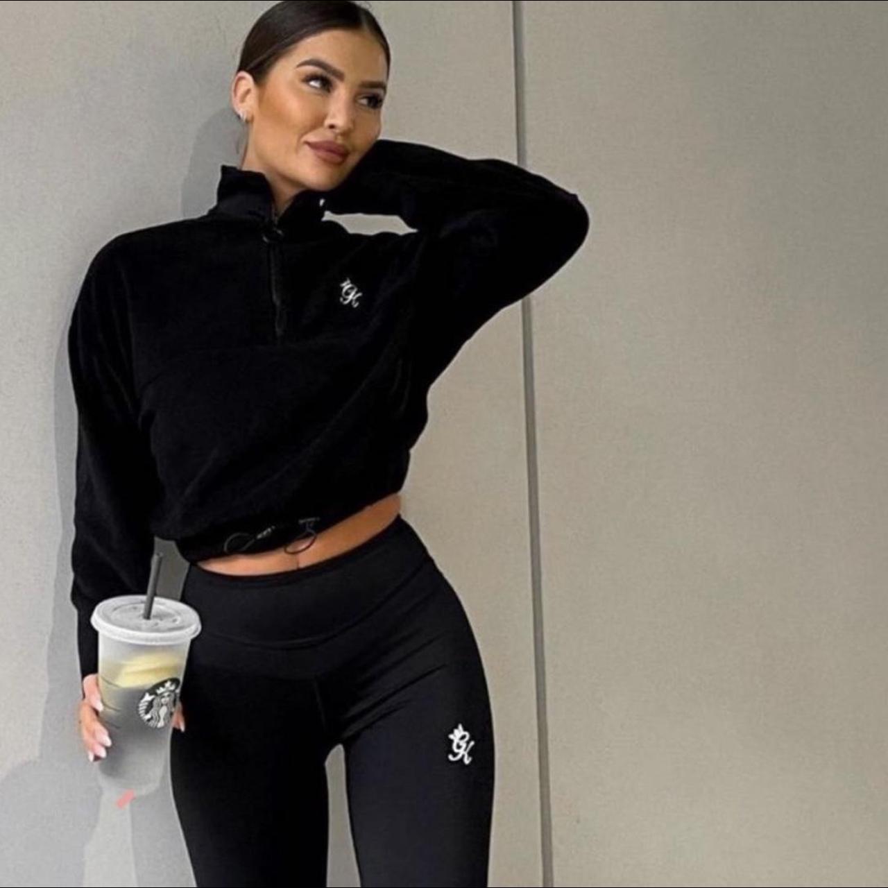 NWOT Gym King logo black quarter zip up gym athletic... - Depop