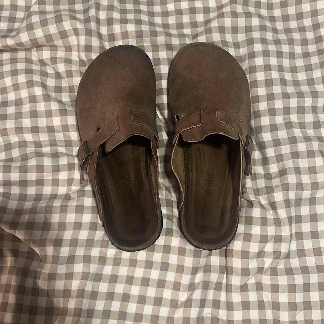 Brown Clogs Size 9 Minimally worn- similar to name... - Depop