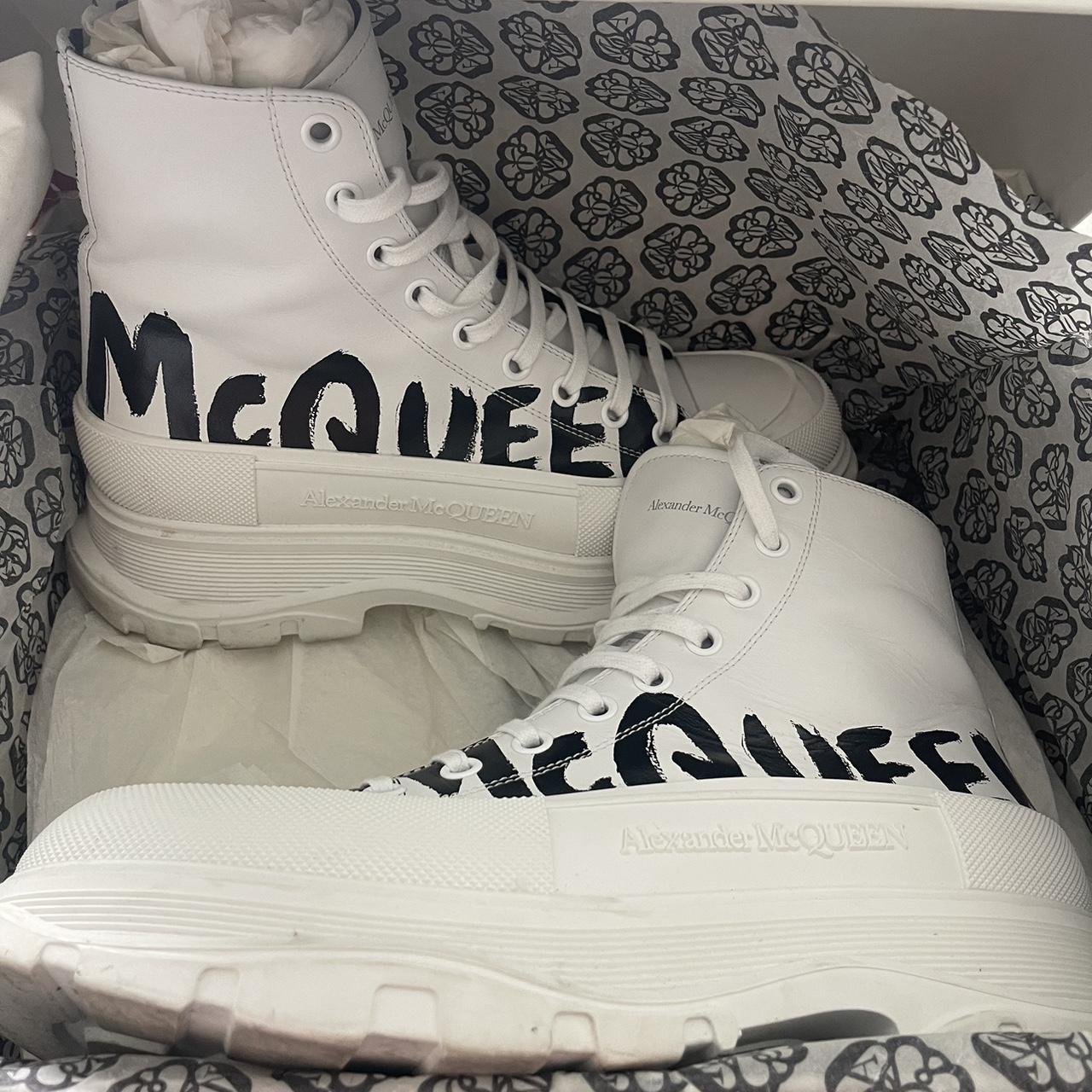 Alexander McQueen Boots Men (Authentic) Worn 2/3... - Depop