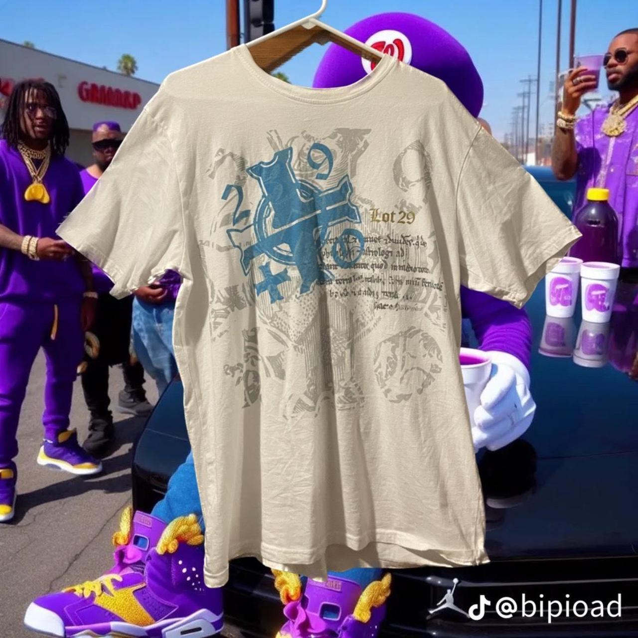 Lot 29 white grunge style shirt Size x large Brand... - Depop