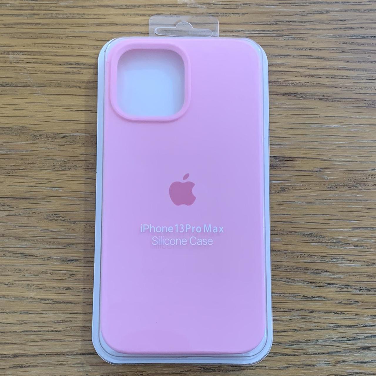 iPhone case 13 pro max baby pink silicone case - Depop