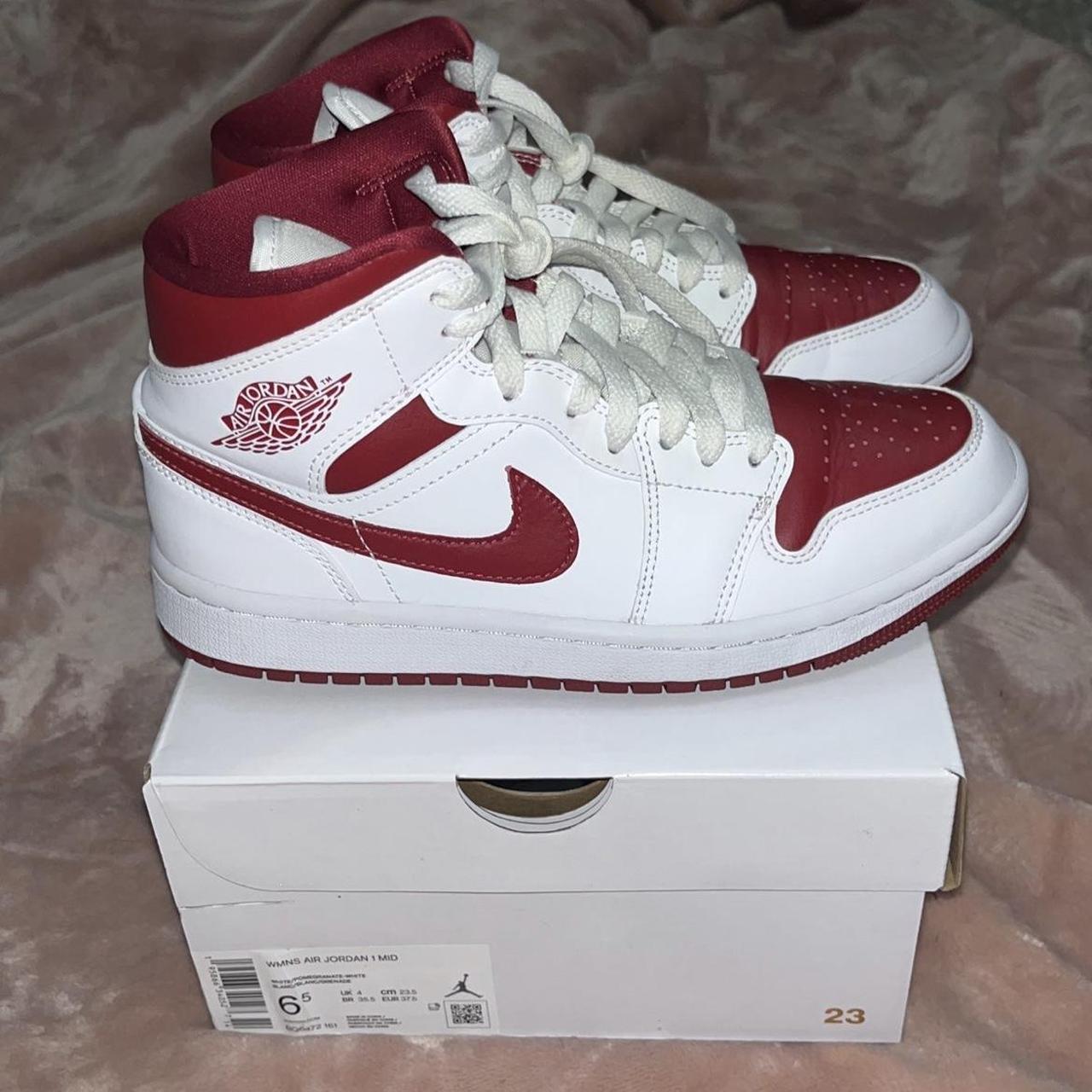 jordan 1 mid reverse chicago love these shoes they... - Depop