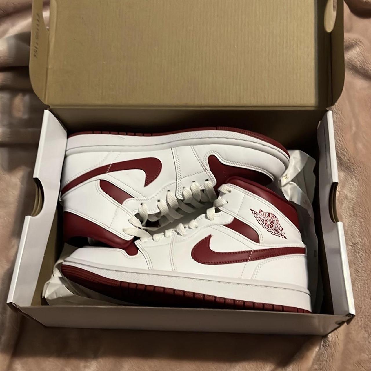 jordan 1 mid reverse chicago love these shoes they... - Depop