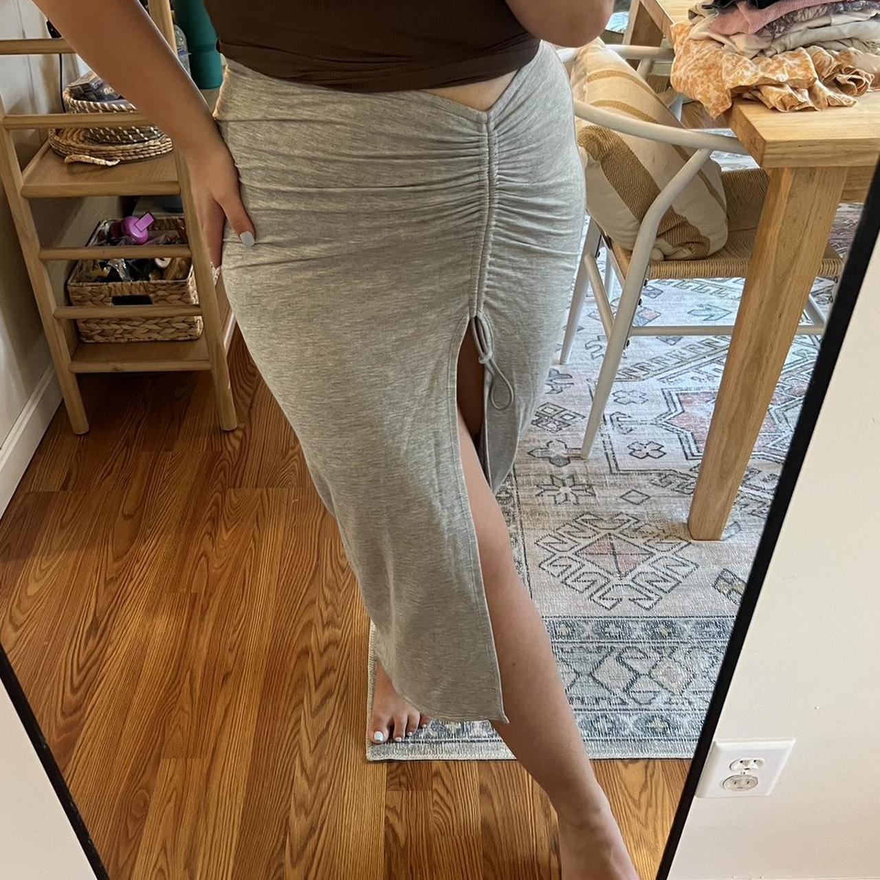 Free people movement asymmetrical skirt - super cute... - Depop