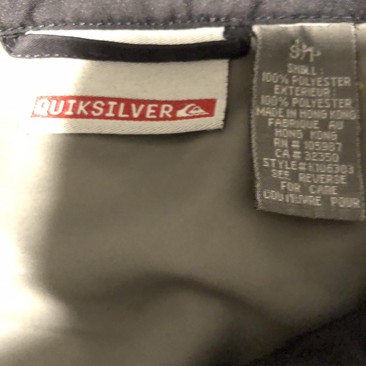 Quicksilver zip up Tagged S fits more like... - Depop