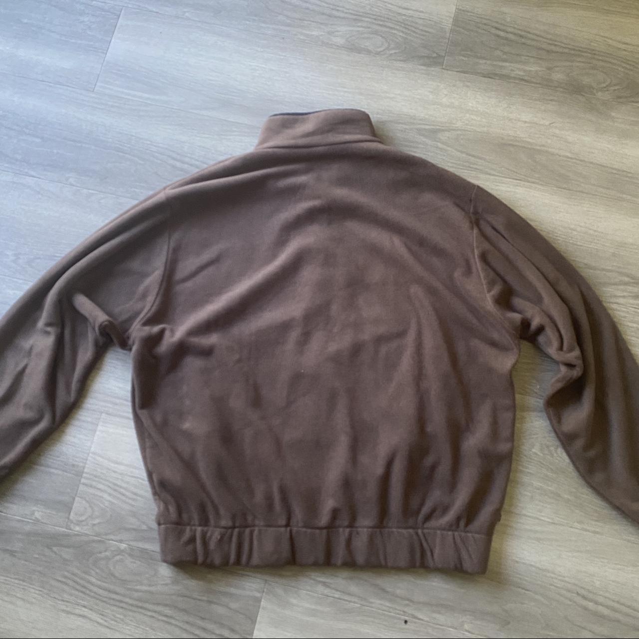 Adidas brown zip up - Depop