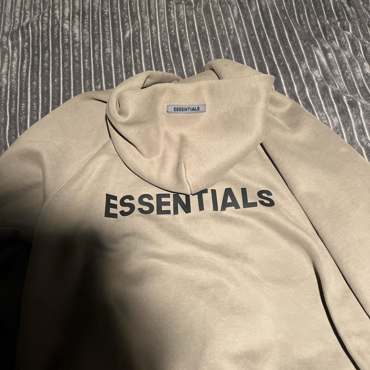 Essentials FOG zip up hoodie - Depop