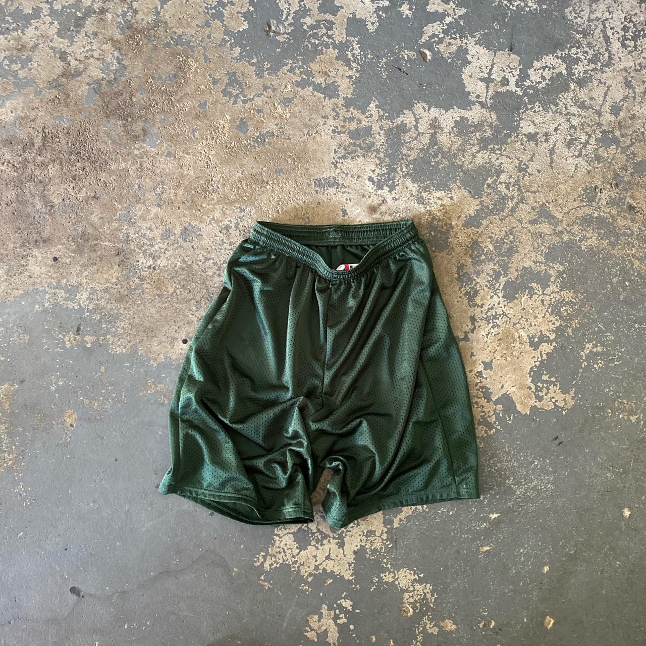 Green Mesh Shorts - Depop