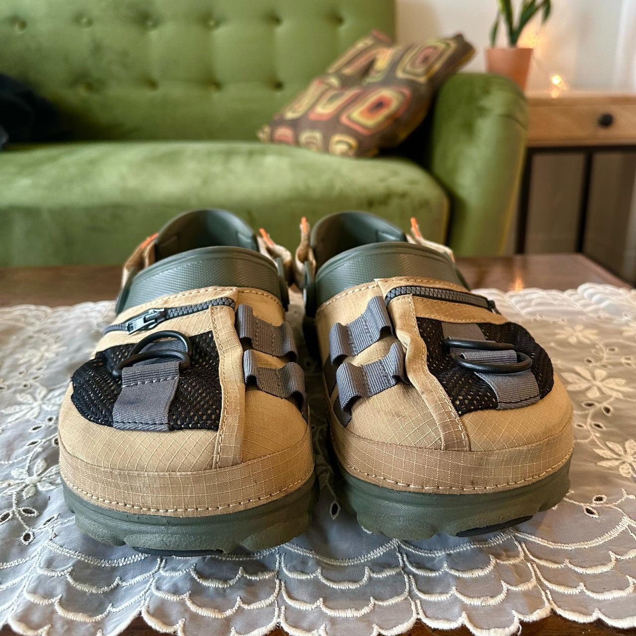 Japanese beams collab fishing vest crocs Size:... - Depop