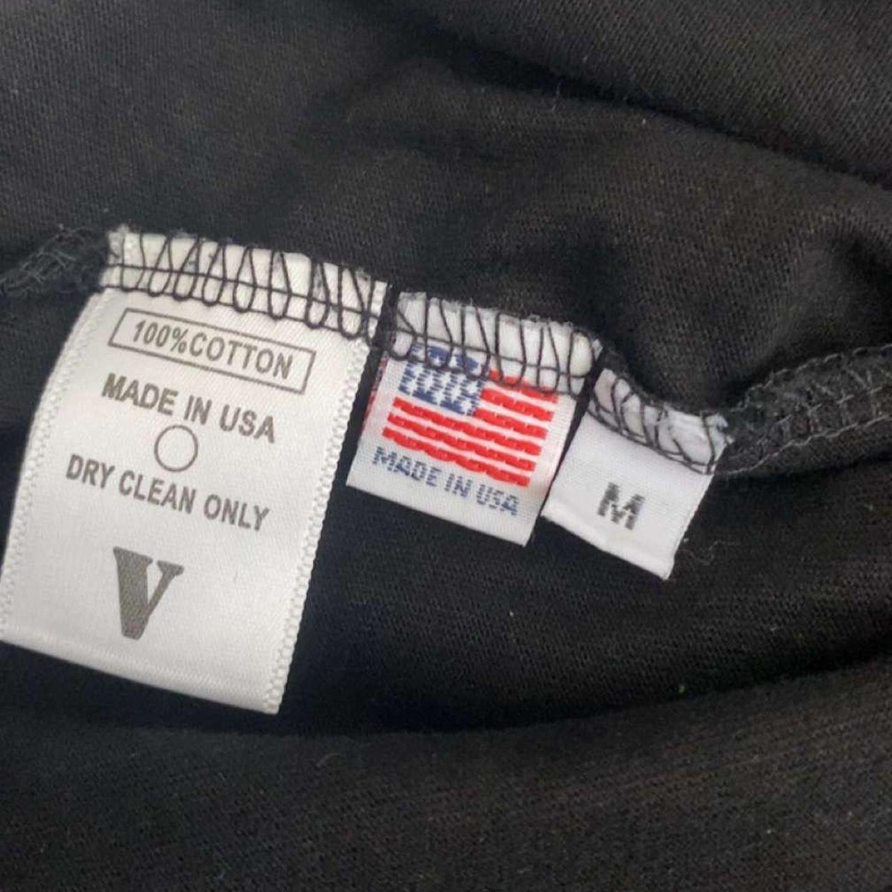 red vlone main tag neck tag cut off used - Depop