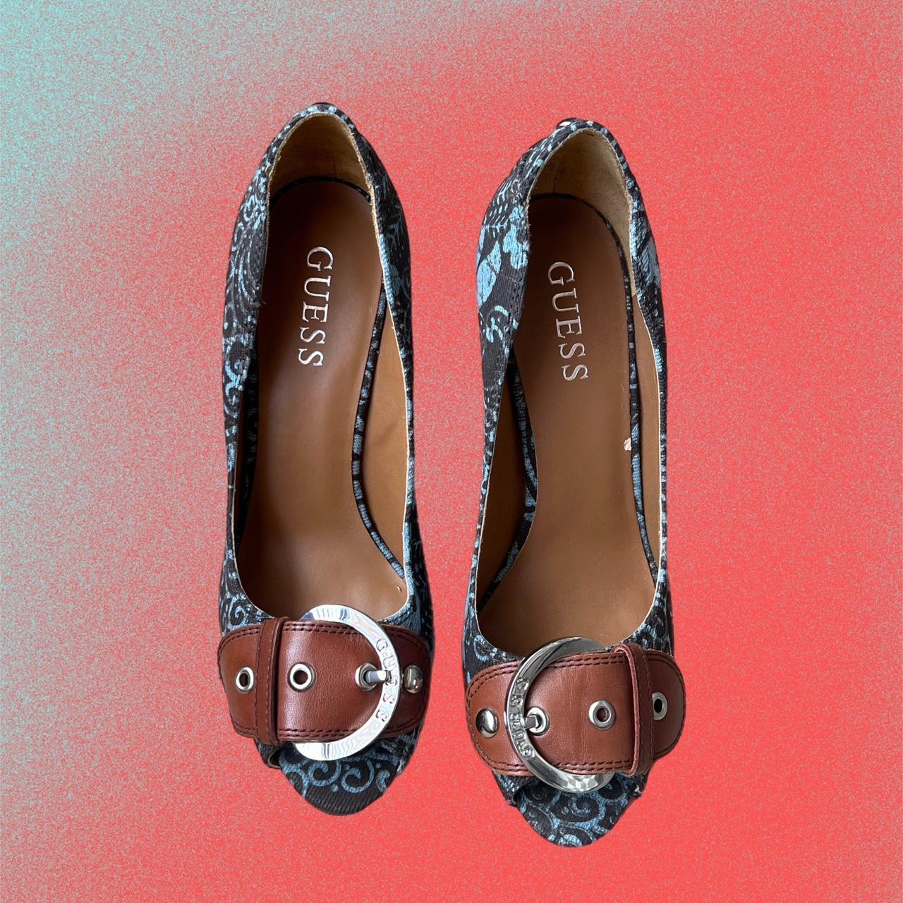 𓆩♡𓆪 Stunning Guess High Heels with Buckle Detail... - Depop