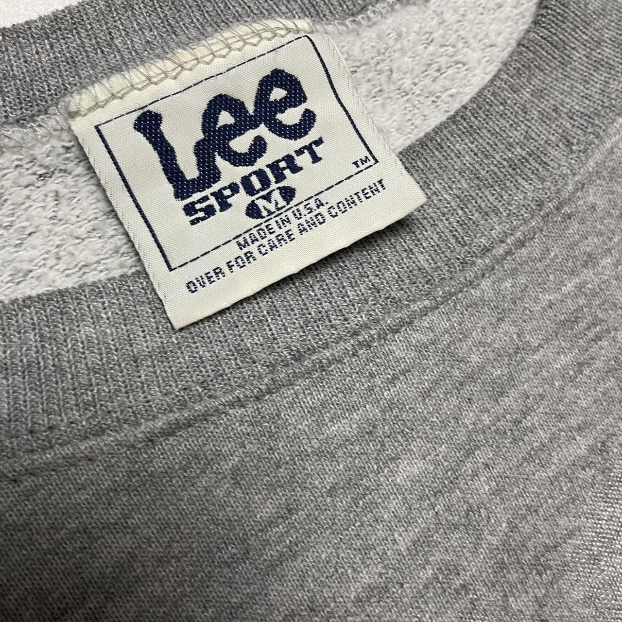 Vintage Lee Sport Sweatshirt Medium Mens Grey... - Depop