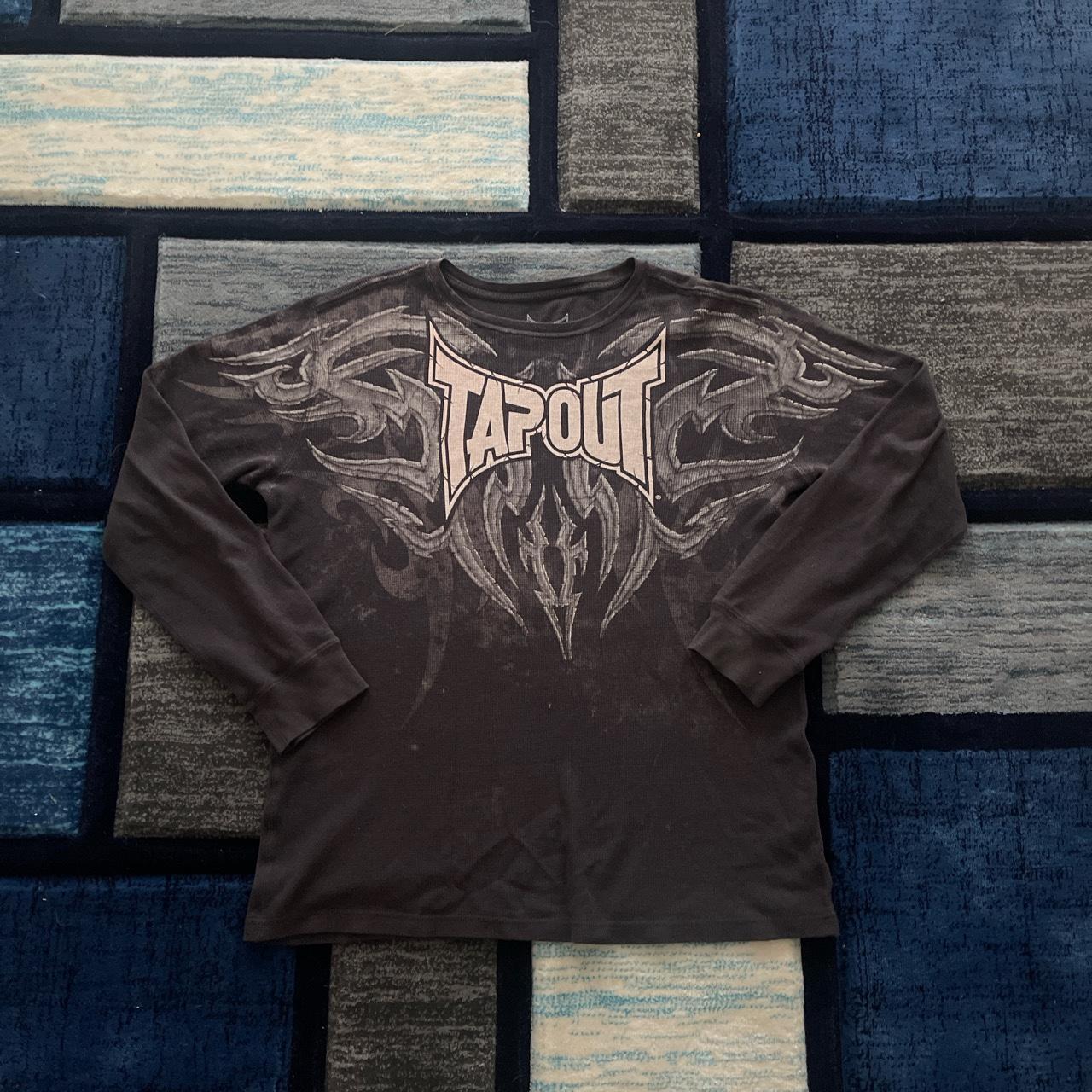 Sick vintage tapout thermal such a grail y2k... - Depop