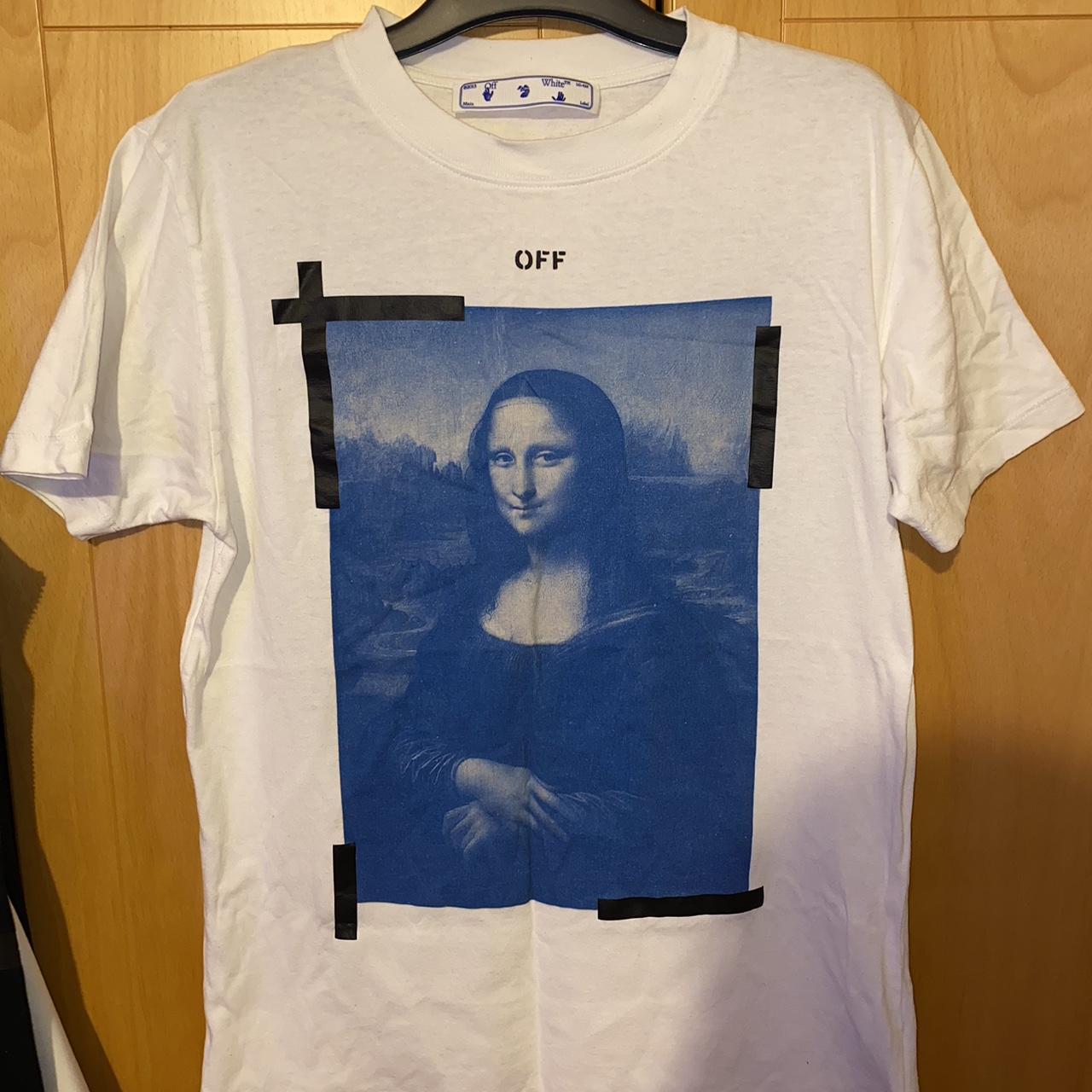 Off-White Mona Lisa T-shirt Size Small (slightly... - Depop
