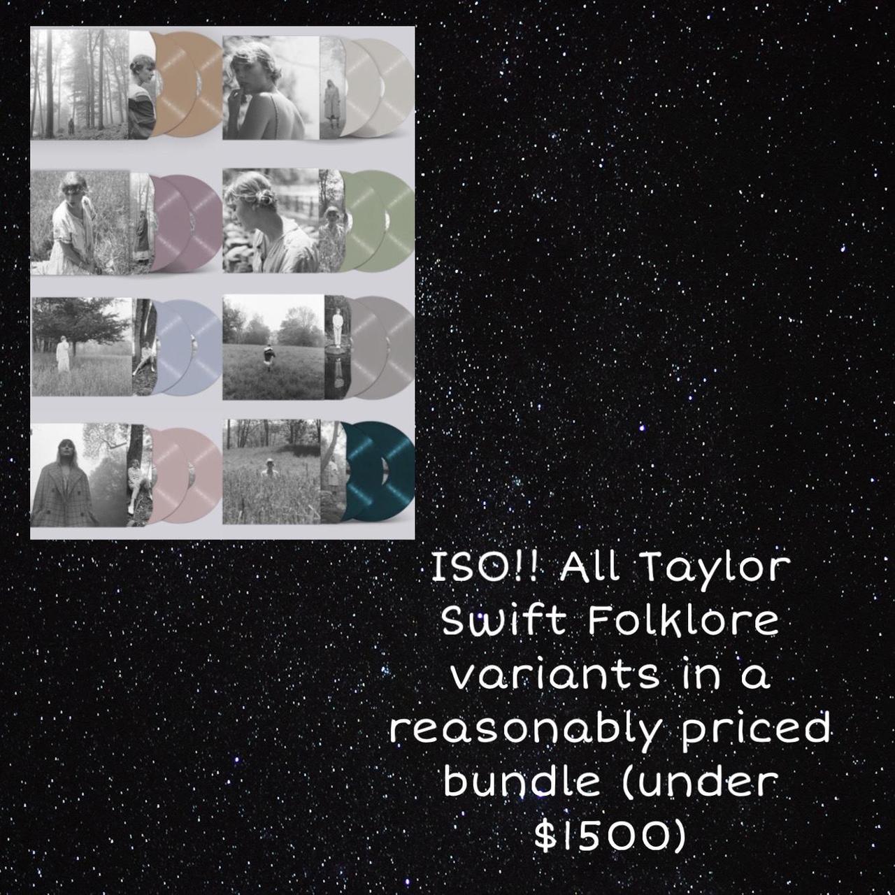 ISO!! All Folklore Variants in a bundle under $1500.... - Depop