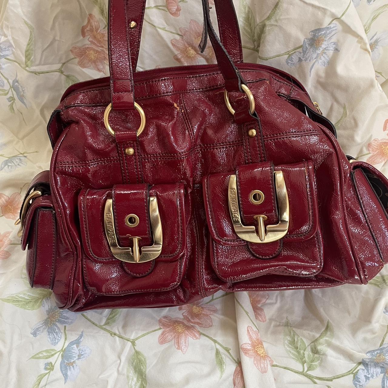 Large red purse. Has wear !! Very 2000s... - Depop
