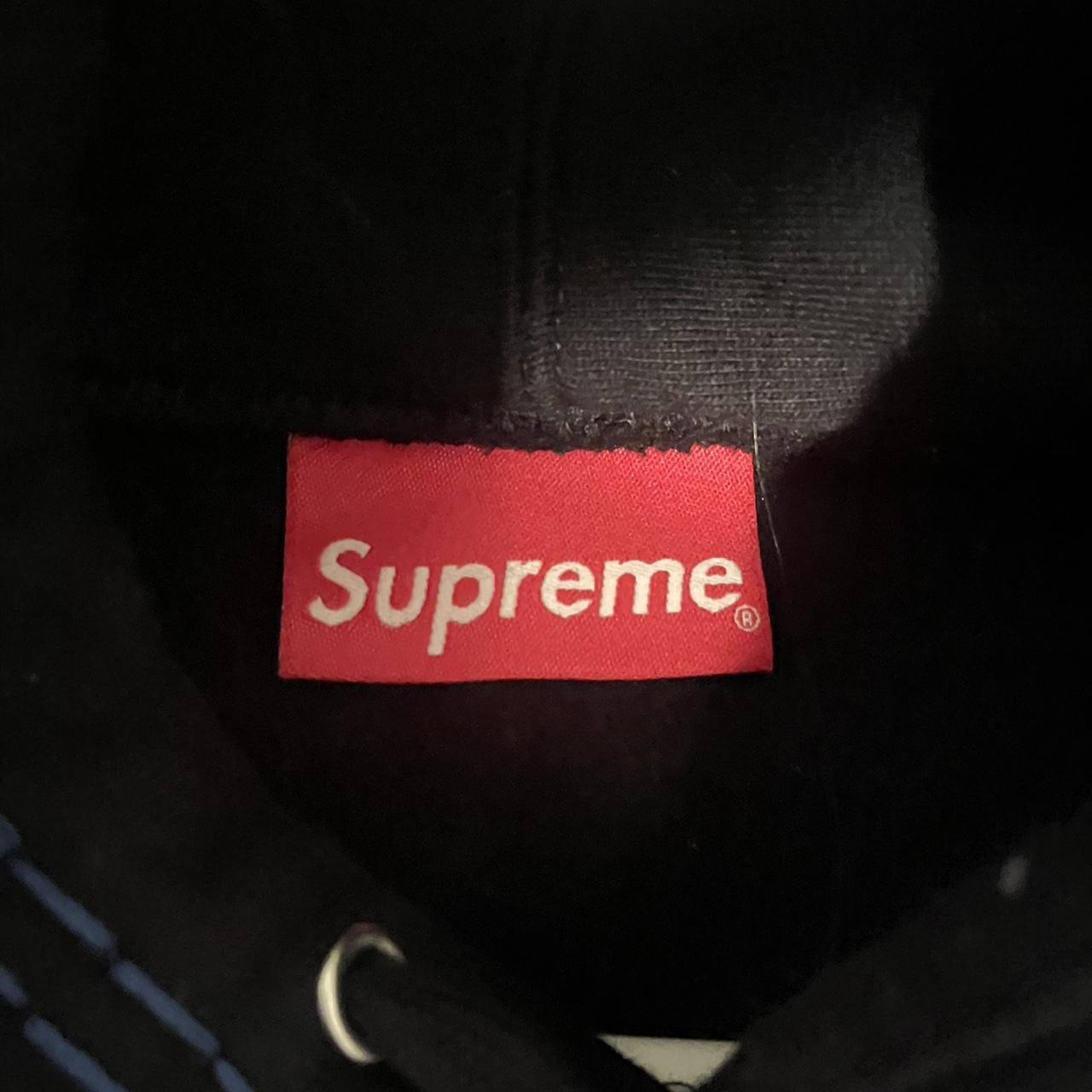 Supreme Big Stitch Hoodie Size L good condition no... - Depop