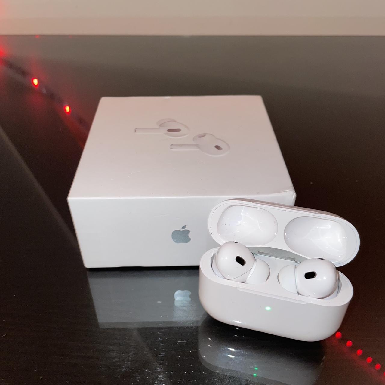 Apple AirPod Pro 2s comes with box and all extras,... - Depop