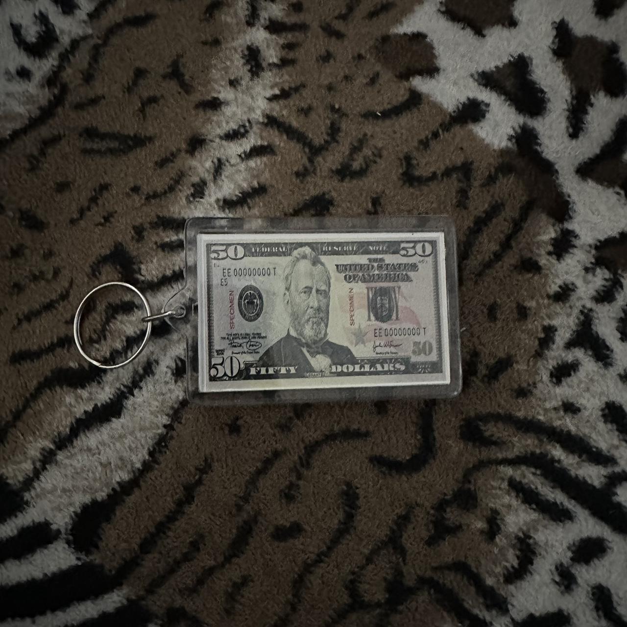 50 dollar bill keychain Brand new, never used... - Depop