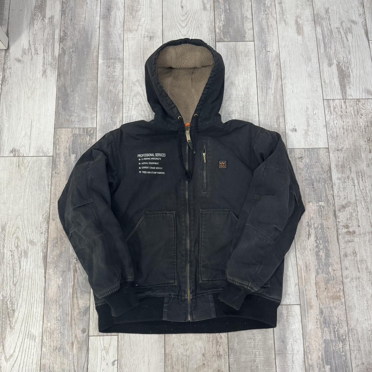 vintage walls hooded work jacket size L dm me for... - Depop