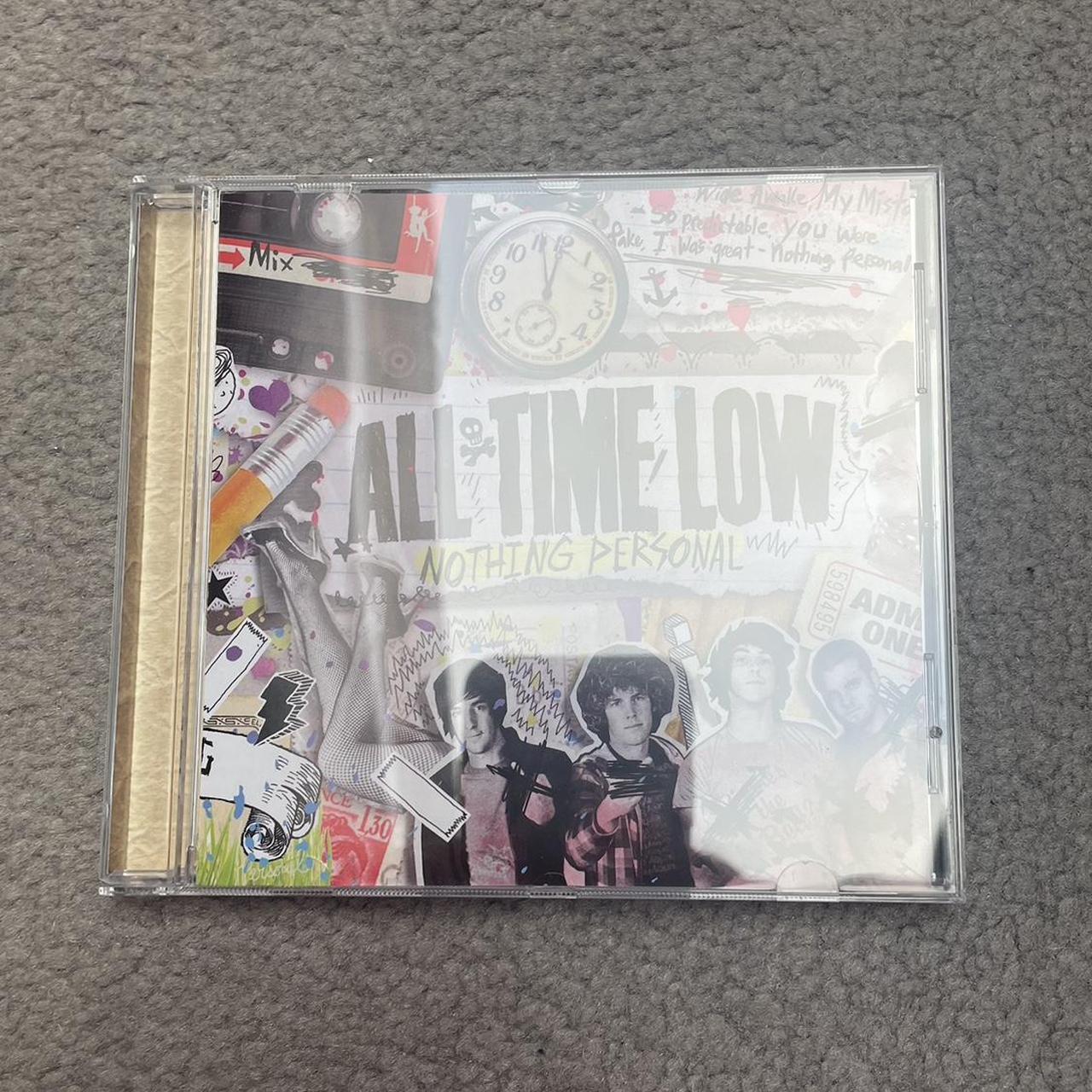 all time low nothing personal cd - in perfect... - Depop
