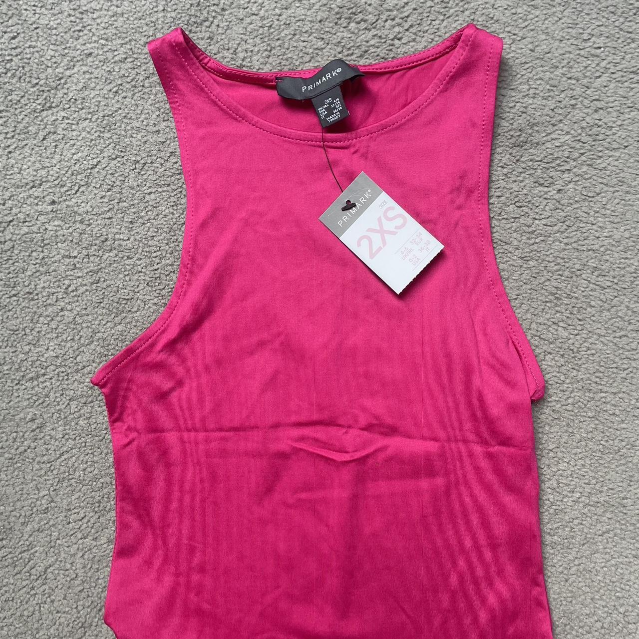 pink halter neck bodysuit - brand new with tags -... - Depop