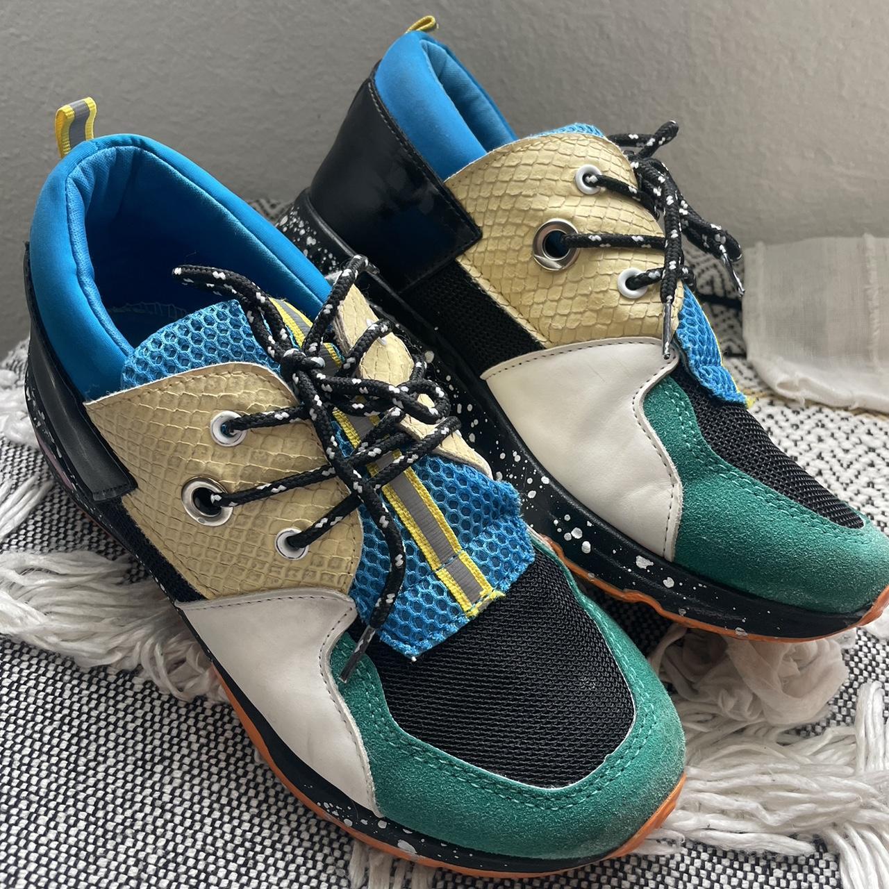 Vintage colorful sneakers. Lots of compliments... - Depop