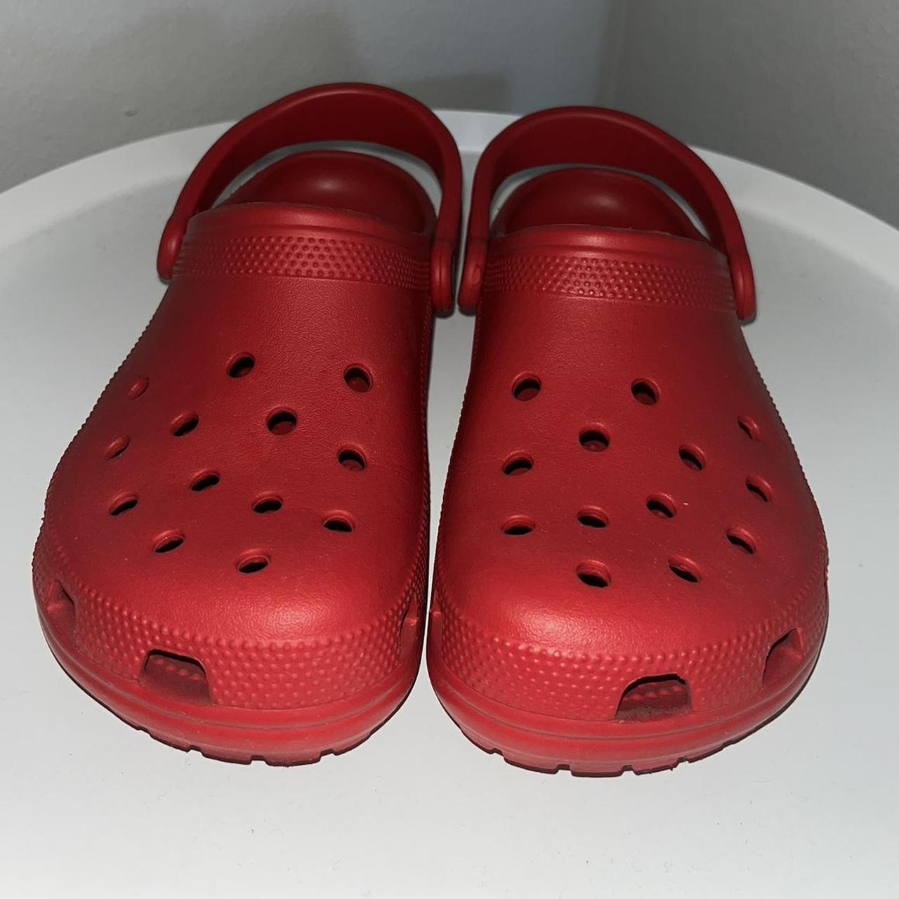 M7/W9 CROCS RED #CROCS #Red #Streetwear... - Depop
