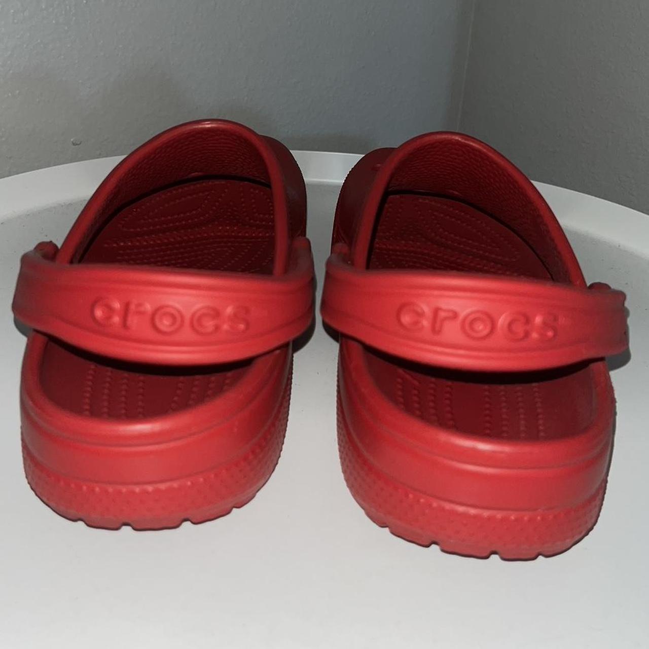 M7/W9 CROCS RED #CROCS #Red #Streetwear... - Depop