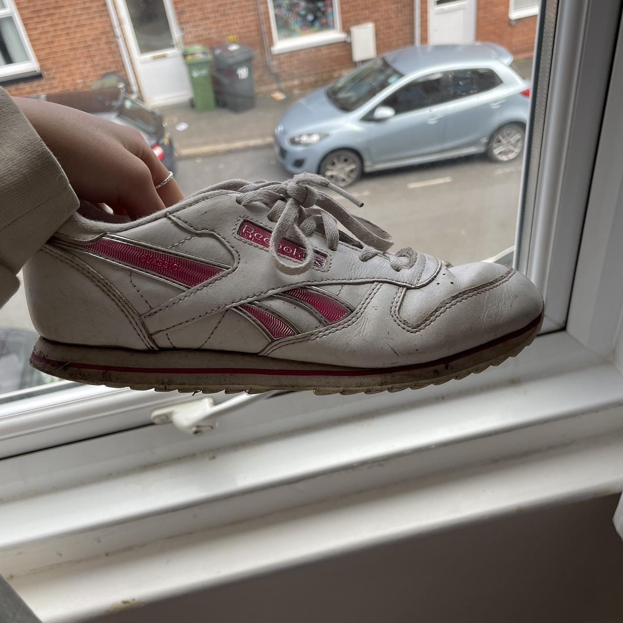 Vintage Reebok trainers Pretty good quality Size... - Depop