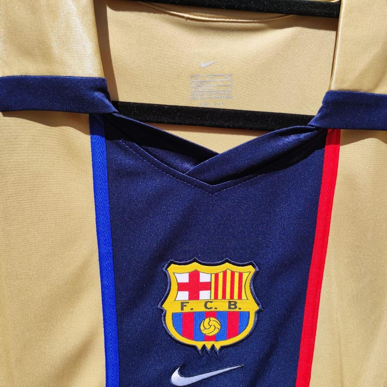 Barcelona 2001/02 Shirt Rivaldo Size: Medium... - Depop