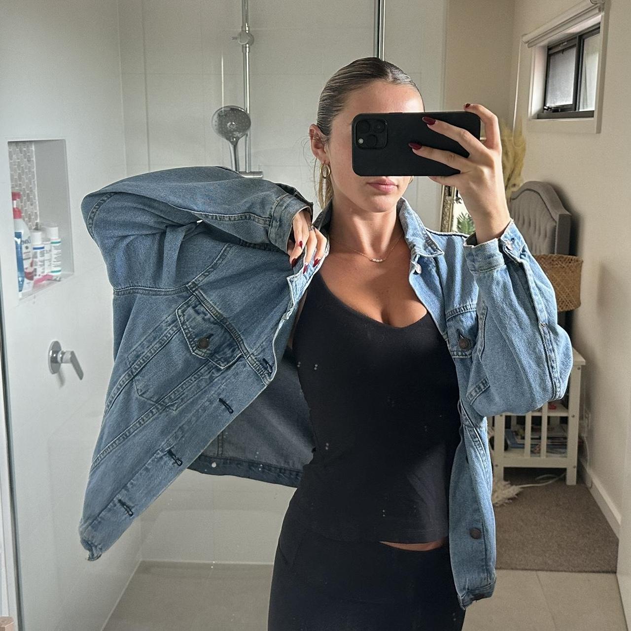 denim jacket - Depop