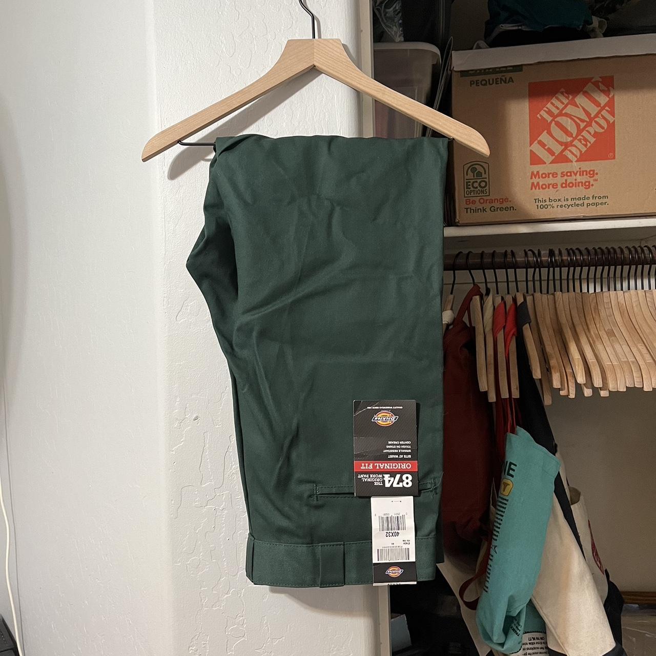 Dickies green work pants #workwear - Depop