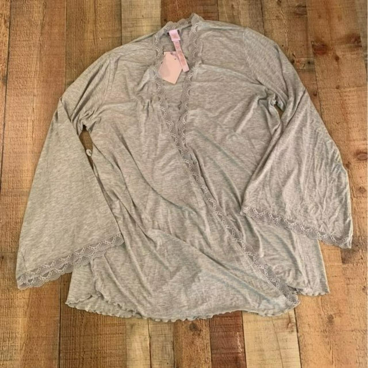 Savage X Fenty Womens Grey Robe Depop