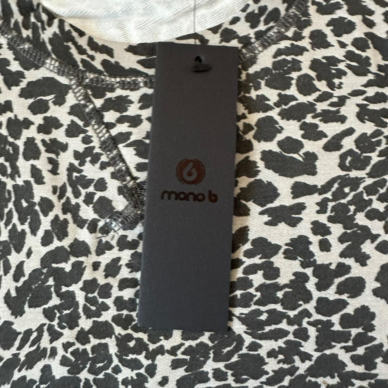 Mono b cheetah print long sleeve top women's 1x - Depop