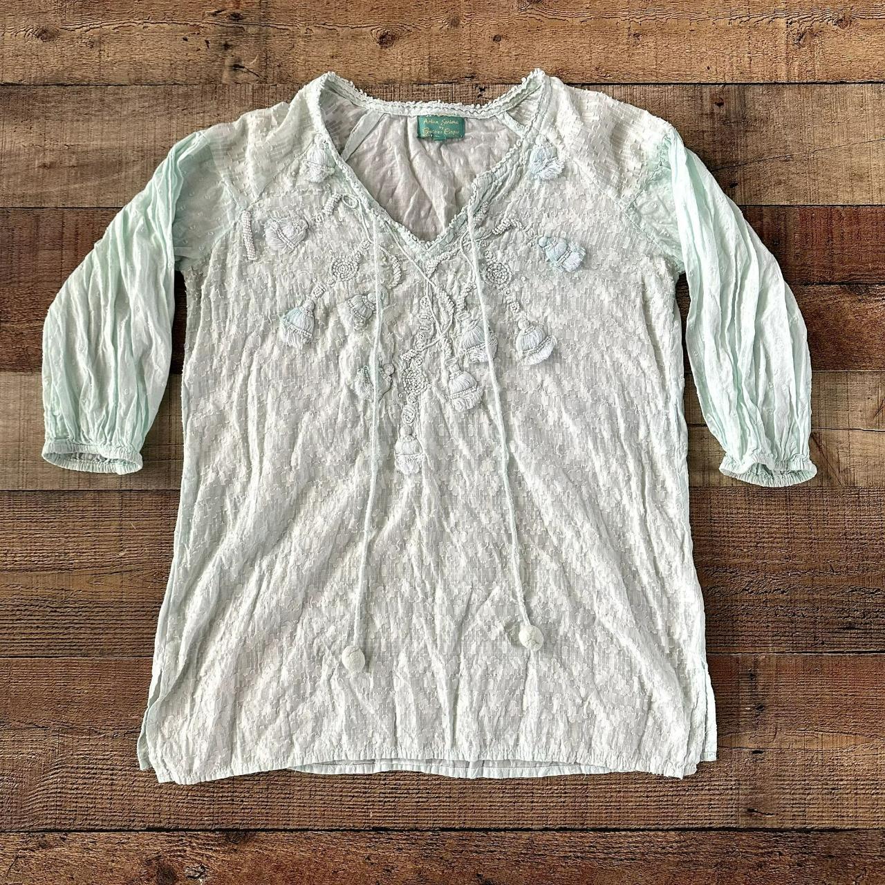 Antica Sartoria by Giacomo Cinque green bohemian... - Depop