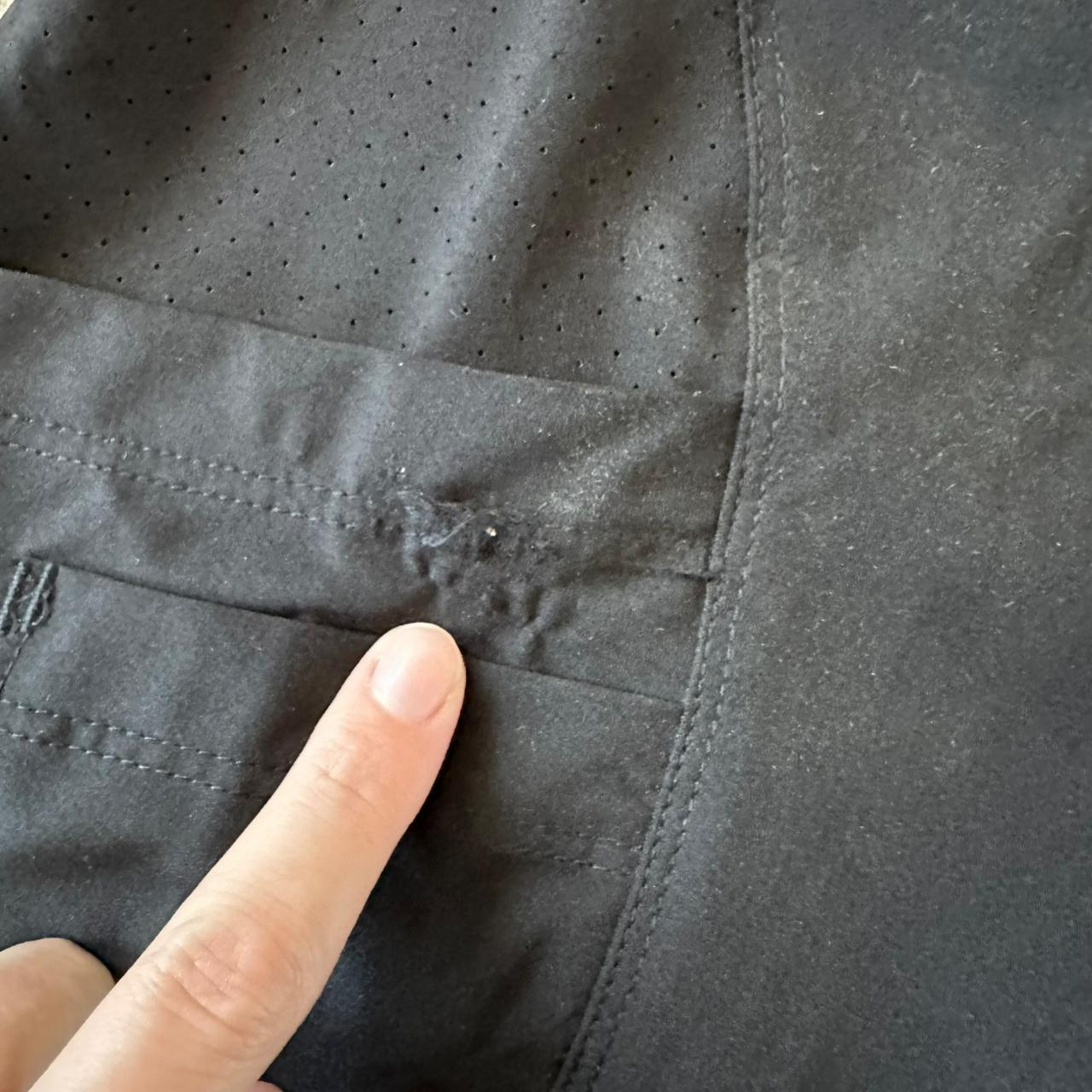 Flaw on pocket and large spot near front pocket. See... - Depop