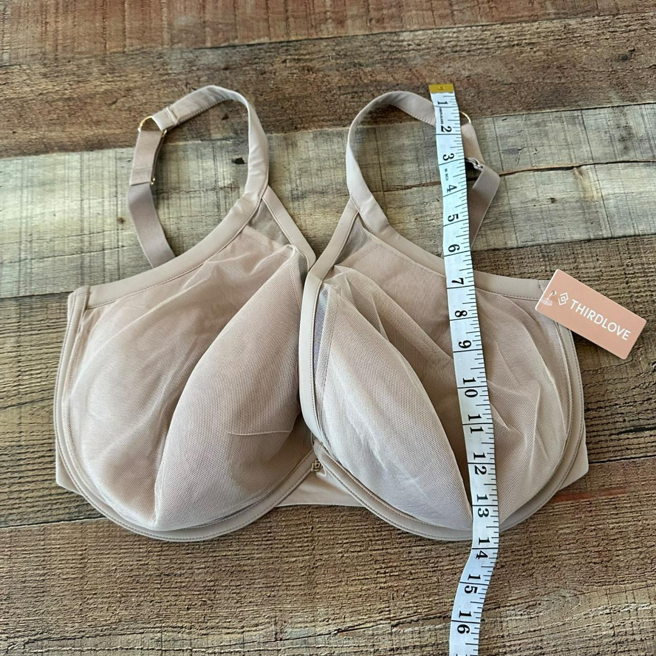 Thirdlove 24/7 Classic Uplift Plunge Bra Wired... - Depop