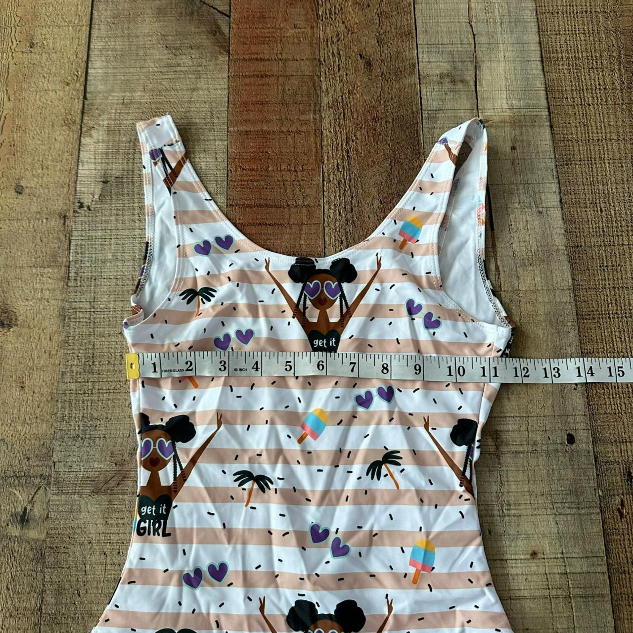 Izzy & Liv girls low back one piece swim wear... - Depop