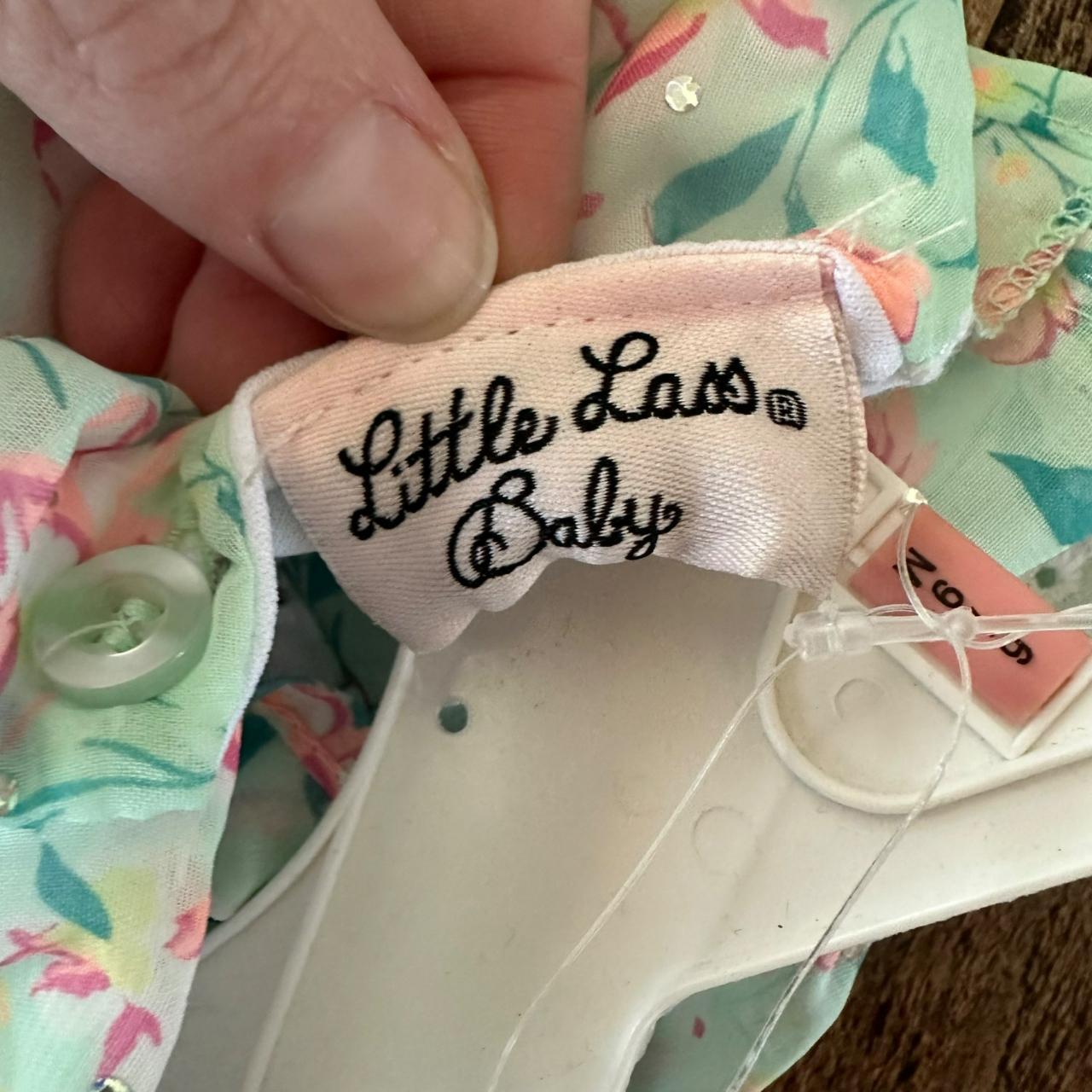 Little Lass Baby Girls Spring Floral Ruffle Dress... - Depop