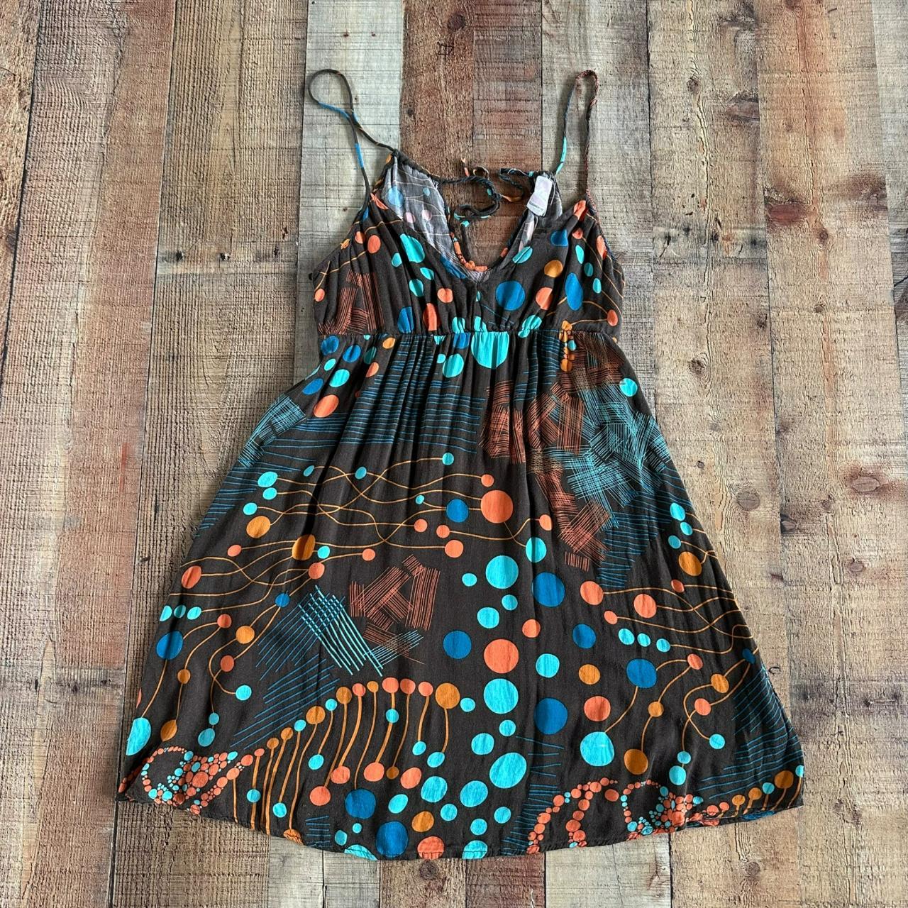 Quicksilver Women's Sleeveless Cami Mini Dress in... - Depop