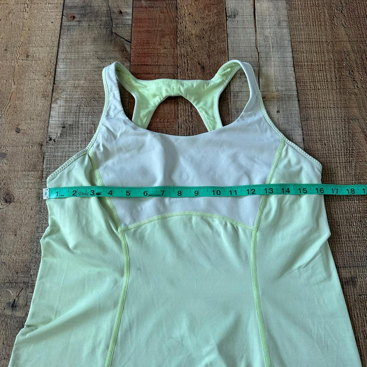 Lululemon womens size S lime green Racerback Tank... - Depop