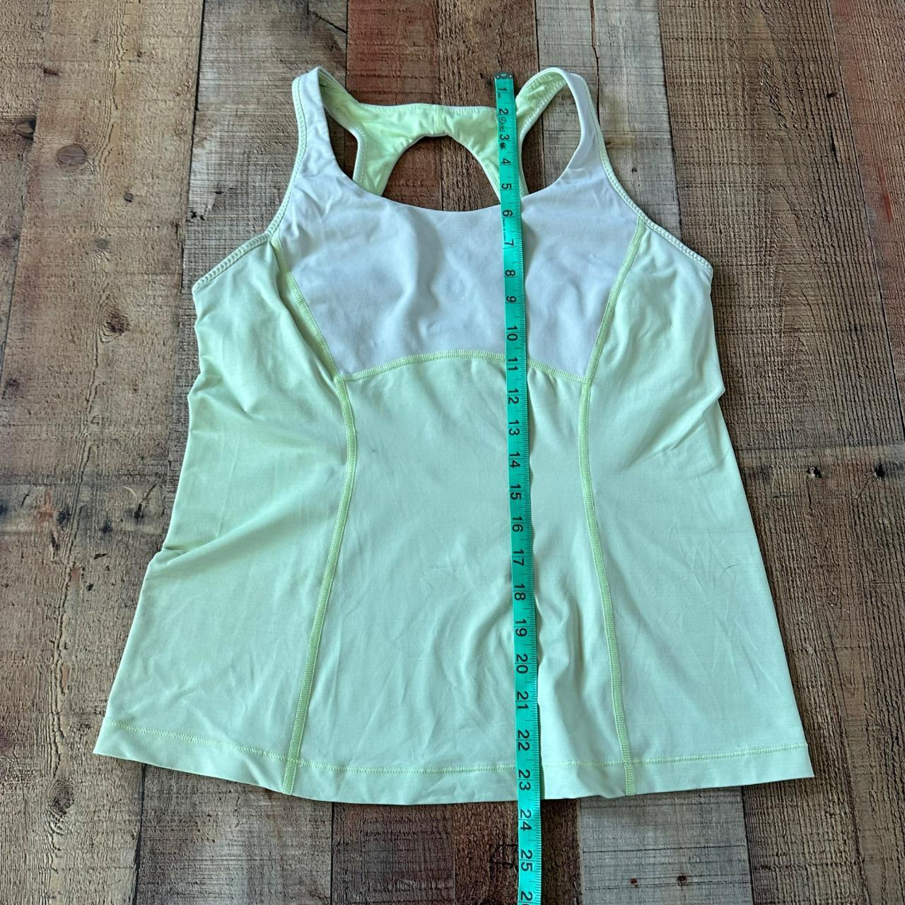 Lululemon womens size S lime green Racerback Tank... - Depop