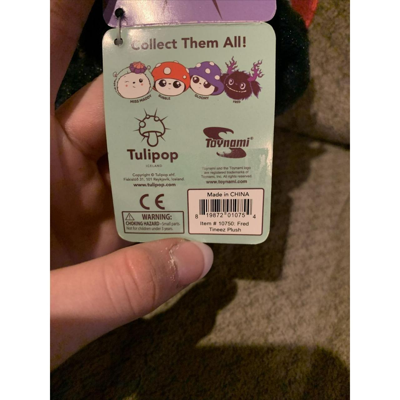 Black Tulipop Plush 5 Inch Toynami Iceland This... - Depop