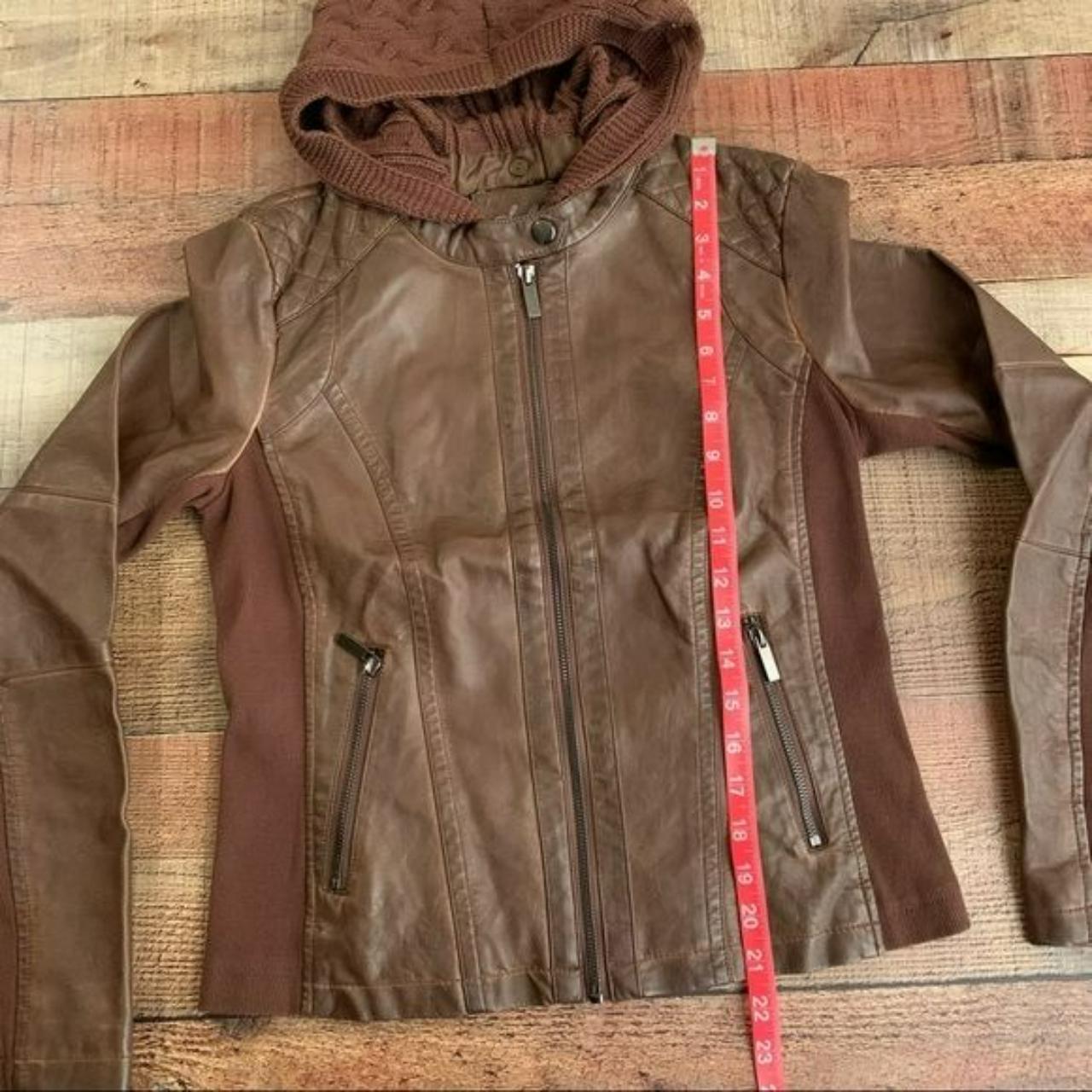 Sebby collection women’s faux leather with a stretch... - Depop