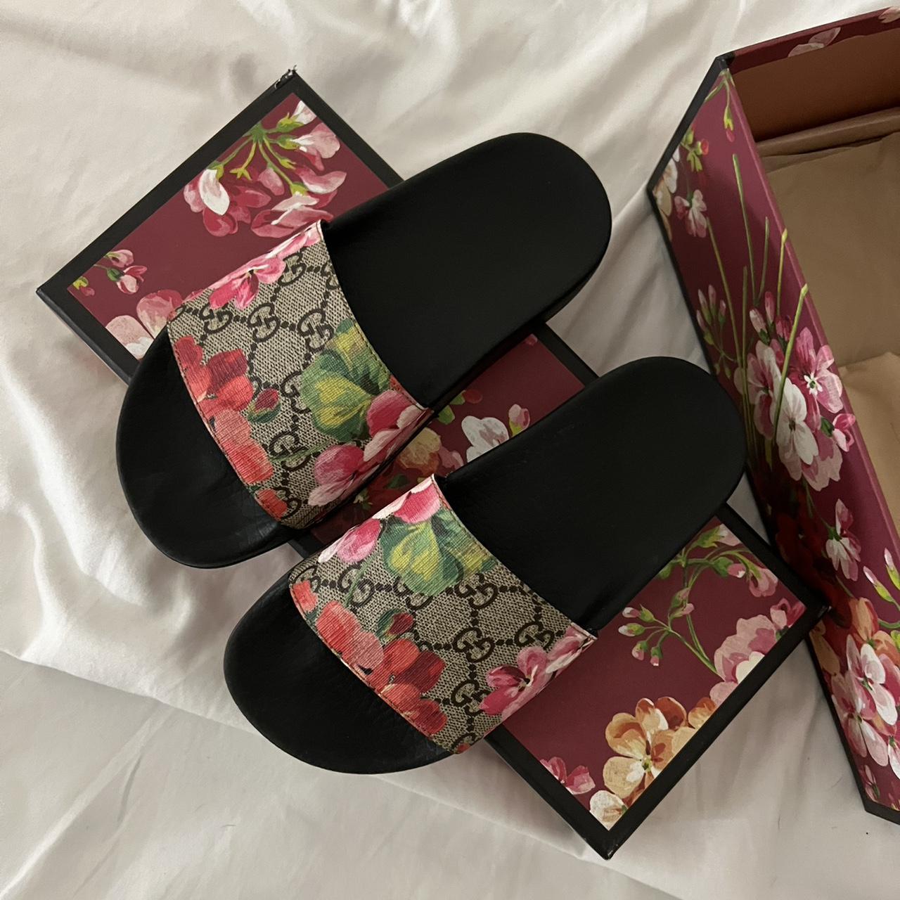REPOP I bought these slides pre-owned, but they... | Depop